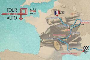 34e édition du Tour Auto : l'itinéraire 2025 enfin dévoilé